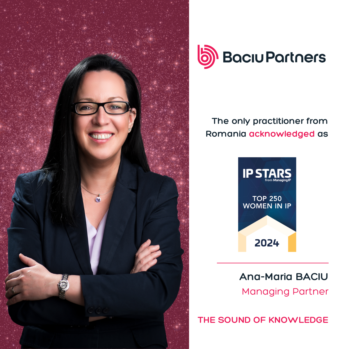 Ana-Maria Baciu stands as the sole Romanian lawyer to be recognized in ...